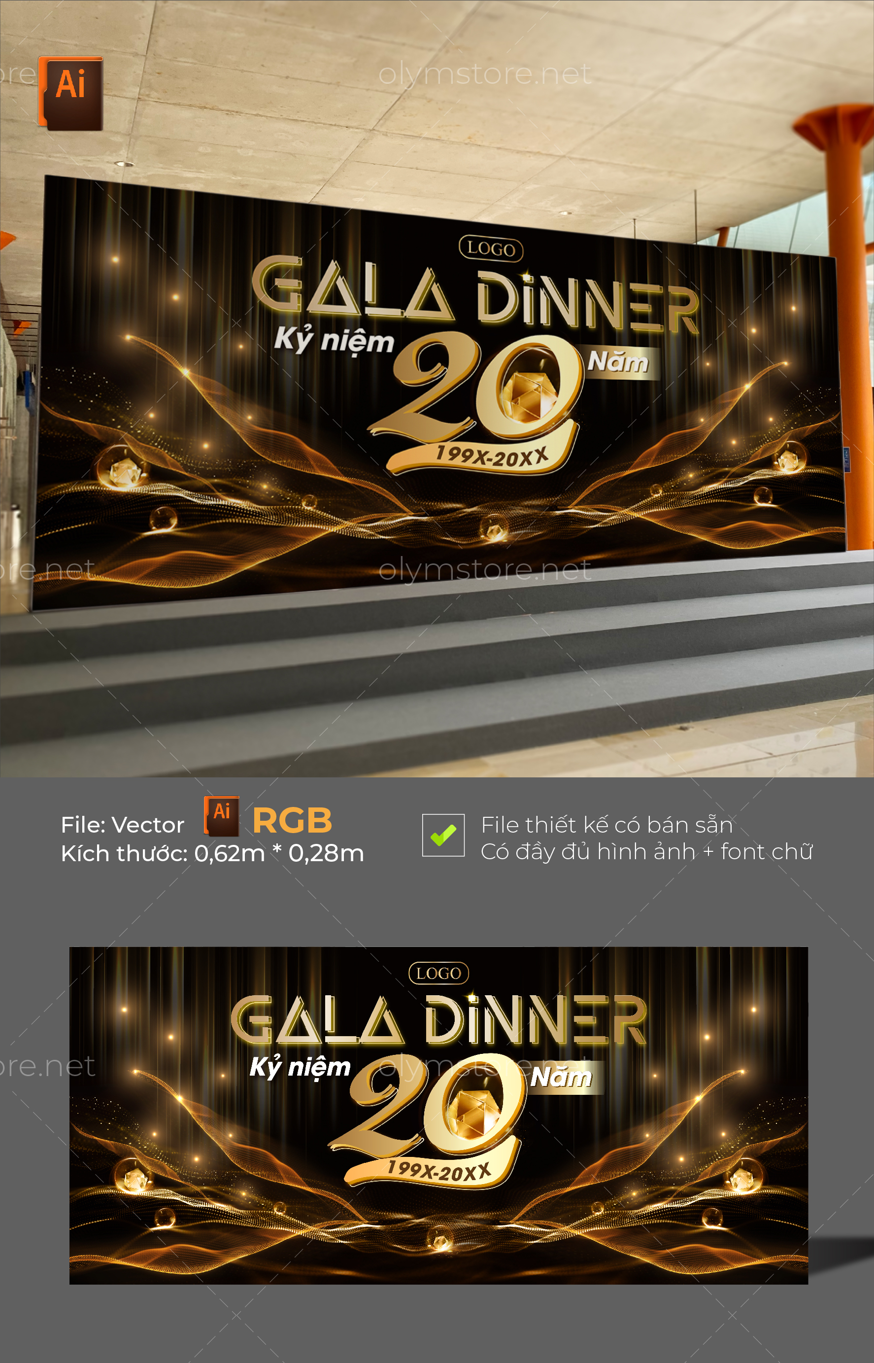 backdrop gala dinner